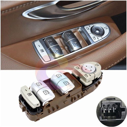 Interruptor de ventana de driver marrón de 3 pines con plegable para ...