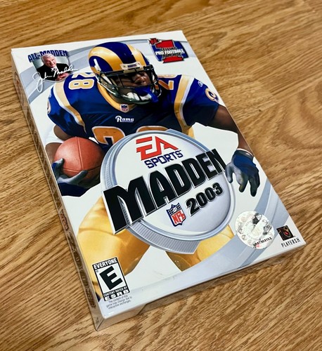 Madden 2003 Faulk ~ PC CD-ROM (EA Sports, 2002) Complete In Box Good ...