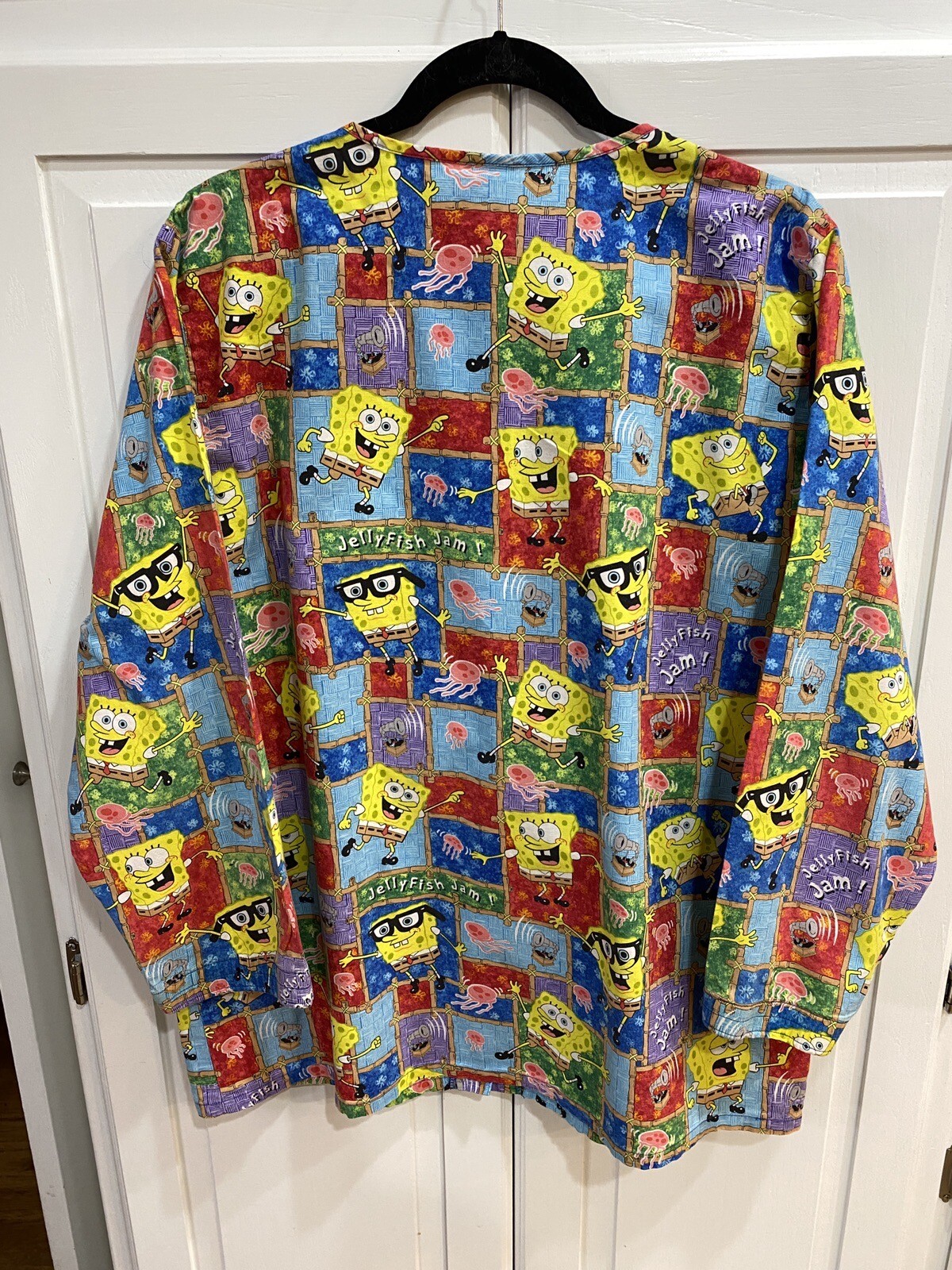 Nickelodeon Sponge Bob Square Pants Colorful Long Sle… - Gem