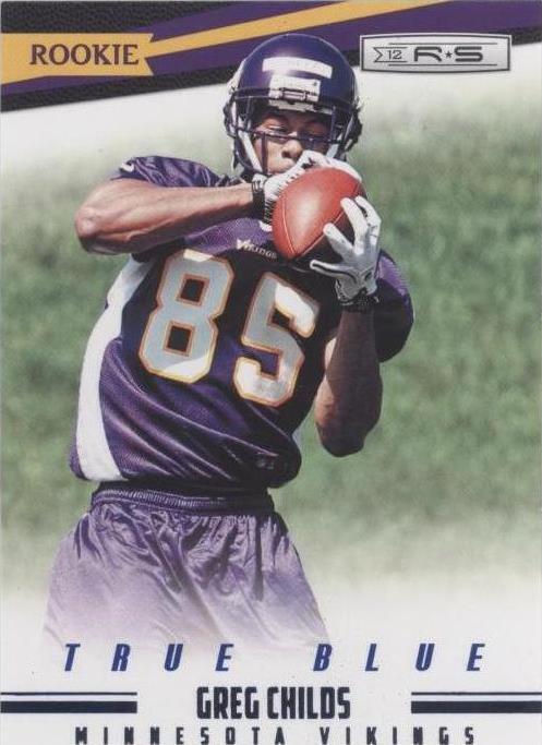2012 Panini Rookies & Stars - Rookie Greg Childs #176 True Blue (RC ...