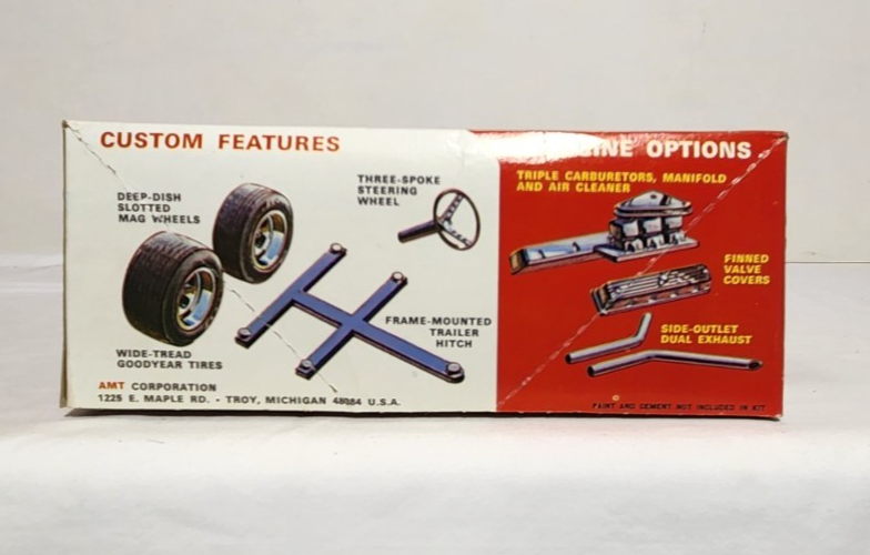 AMT GMC Stepside Pickup Vintage Model kit T409 Scale 1/25 Parts sealed ...