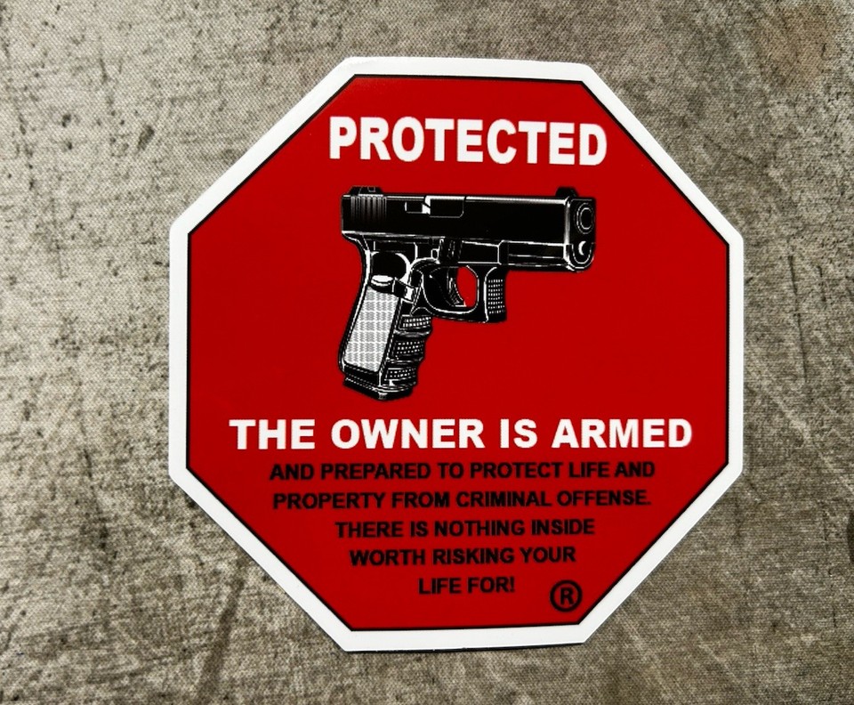 Gun Sticker Set Ruger Rifle HK Spring Beretta NRA GLOCK PROTECTED ...