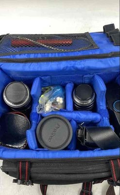 Minolta X-7A Black Manual Focus 35mm SLR Film Camera With Accessories ...