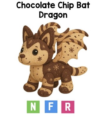Neon Fly Ride CCBD chocolate Chip Bat Dragon NFR - Adopt From Me 🦇 🍪 ...