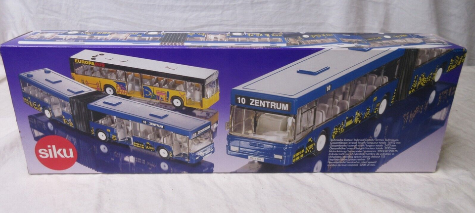 Siku Super Series 1:55 #3517 Gelenkbus Hinged Bus Schnellbus Rare HTF ...