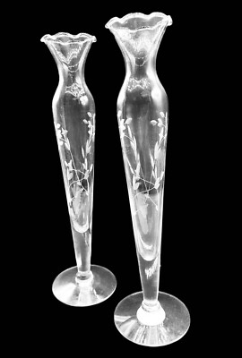 Vintage Princess House Rose Bud Vase And Flared Neck Bud Vase, Heritage ...