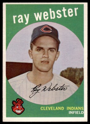 1959 Topps Ray Webster EX/MT-NM (B) RC Cleveland Indians #531 | eBay