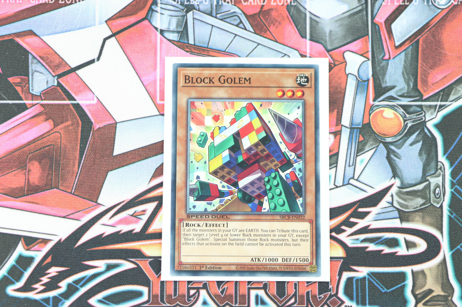 YuGiOh Block Golem SBCB-EN032 1st Edition Common | eBay