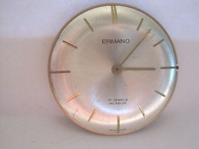 Antique GTS Ermano Watch Movement 17 jewels. 26 mm. #2310 | eBay