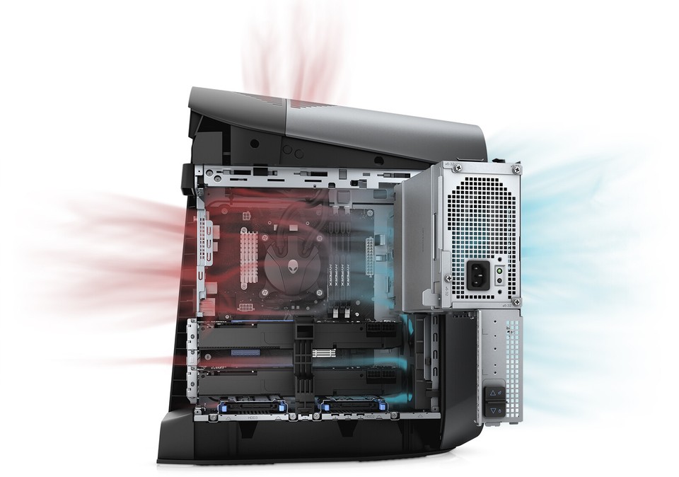 Dell Alienware Aurora R9 Gaming PC RTX4060 i7 9700K 16GB RAM 1TB SSD ...