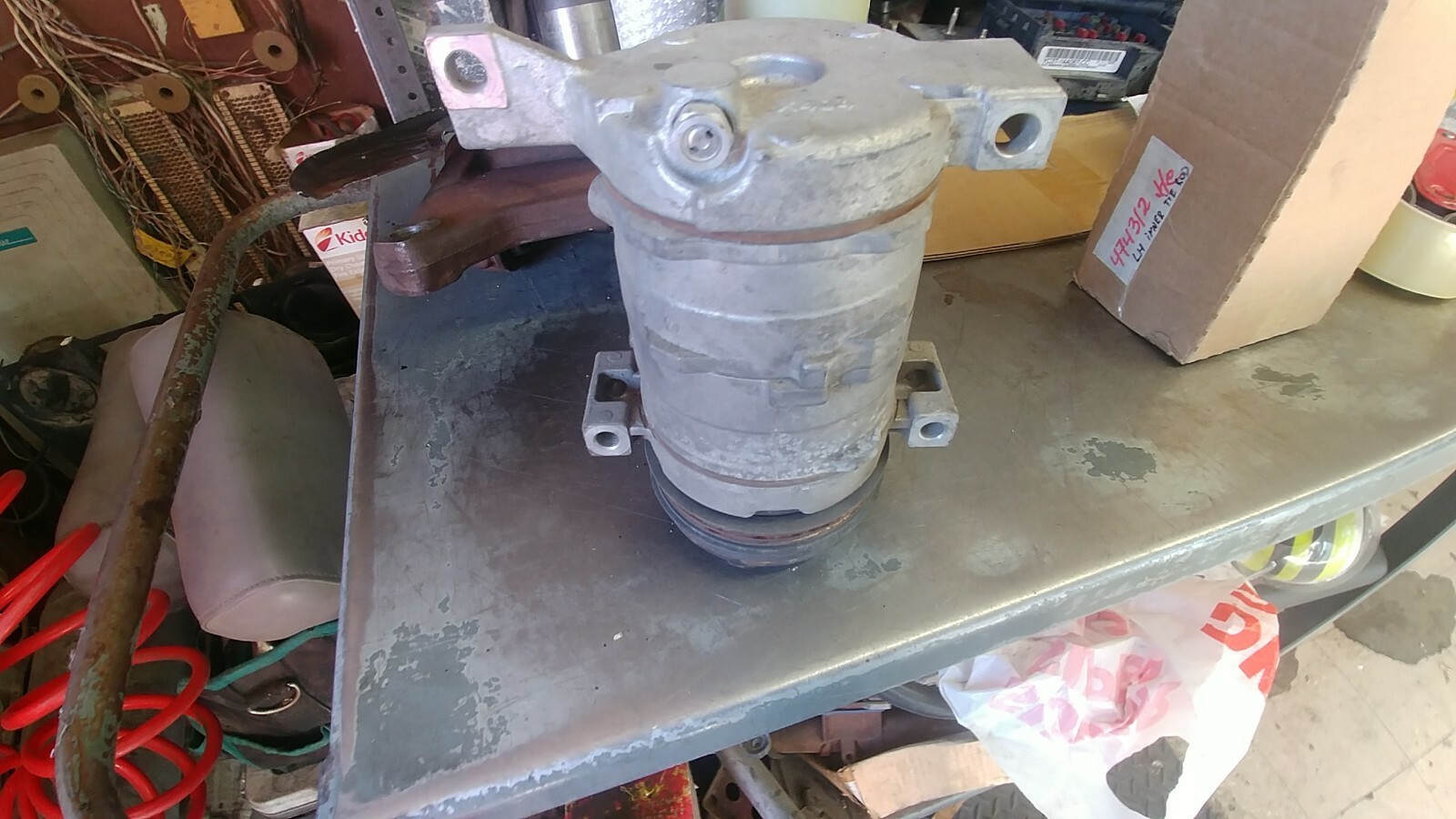 AC Compressor USED 2006 2500HD 6.0L Gas OEM GM Part - Denso 10S17F | eBay