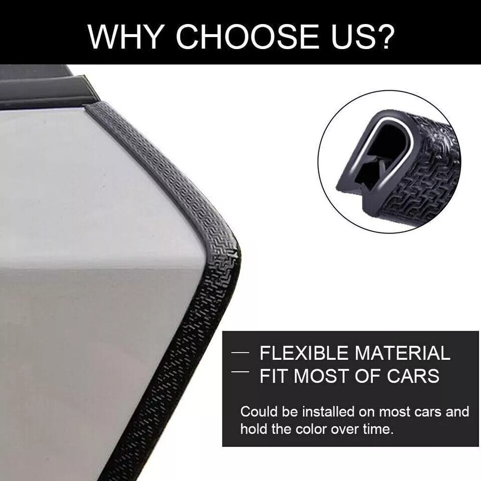 393" Pinchweld Pinch Weld Car Rubber Seal Edge Door Trim Guard Mould ...