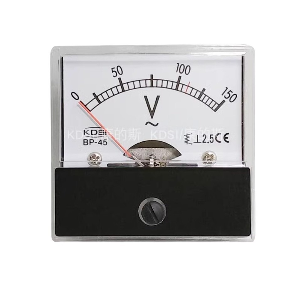 1pc I voltmeter BP-45 AC150V pointer type 50 * 50 voltmeter | eBay