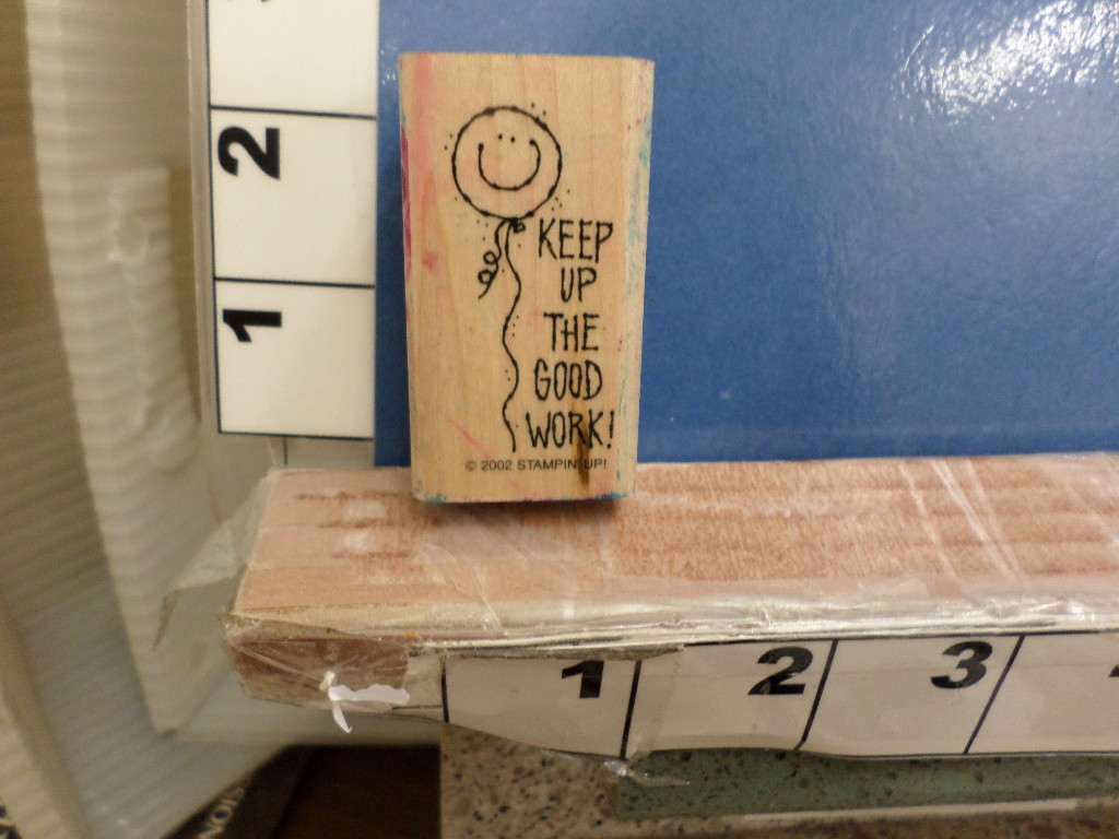 keep up the good work smiley face saying teacher rubber stamp 5F | eBay