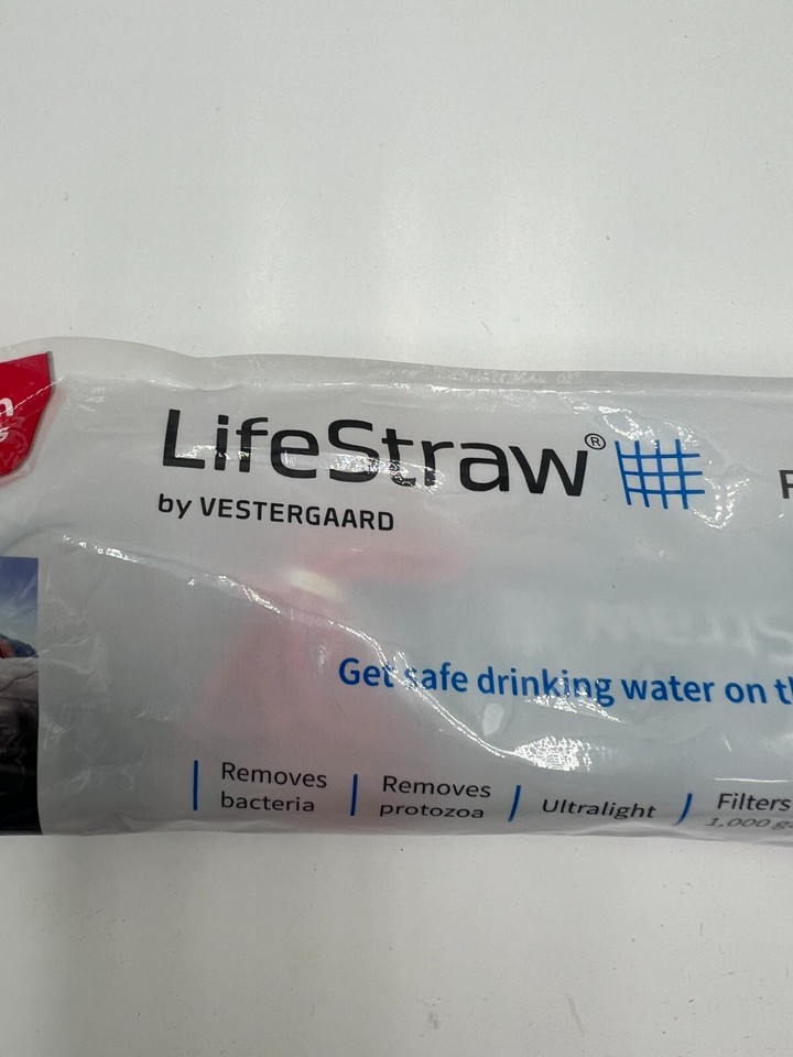 LifeStraw Vestergaard Original Straw Style Personal Water Filter 4,000 ...