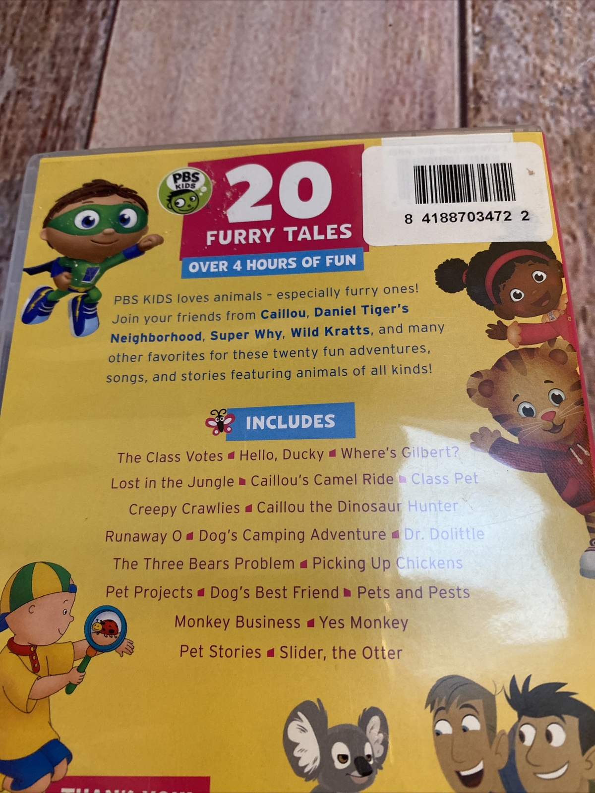 PBS KIDS: 20 Furry Tales DVD 841887026123| eBay