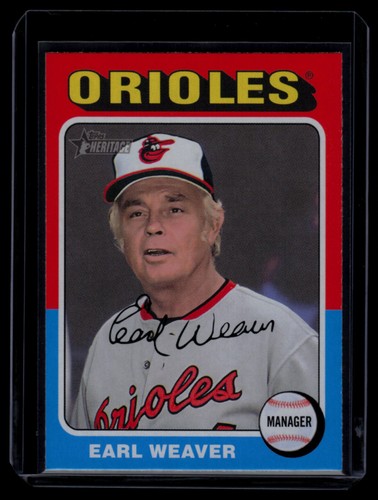 Earl Weaver 2024 Topps Heritage #153 Baltimore Orioles | eBay