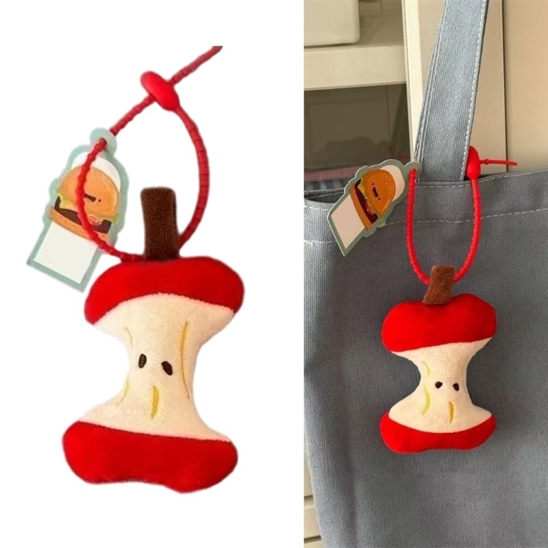 Creative Fruit Core Design Plush Keychain Cute Gift For Everyday Use | eBay