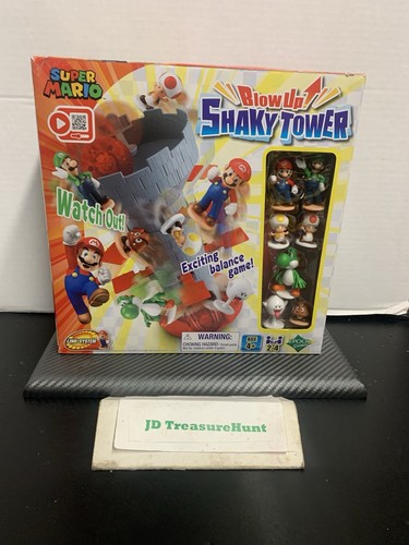 2020 Epoch Games Super Mario Blow Up Shaky Tower Exciting Balance Game ...
