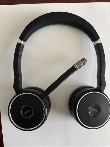 Jabra Evolve 75 Black Noise Cancelling Wireless Headphones With Carry ...