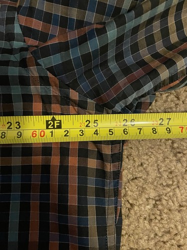 St. Croix Men’s XL Colorful Plaid Long Sleeve Button Down Shirt Italy ...