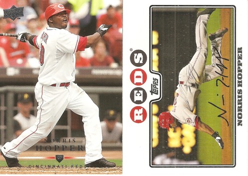 2 DIFFERENT BASEBALL CARD LOT OF NORRIS HOPPER 436 | eBay