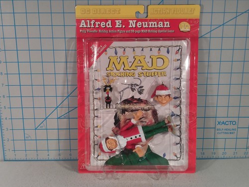 Mad Magazine Stocking Stuffer Alfred E. Neuman As Santa, DC Direct 1999 ...