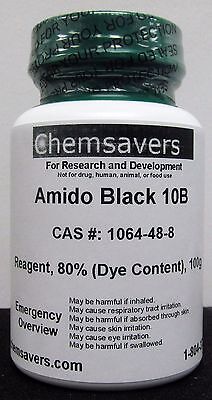 Amido Black 10B, Reagent, 80% (Dye Content), 100g | eBay