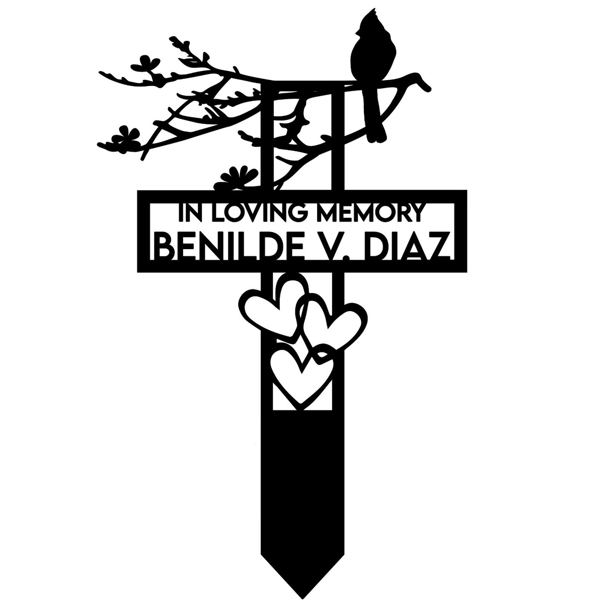 In Loving Memory Cross