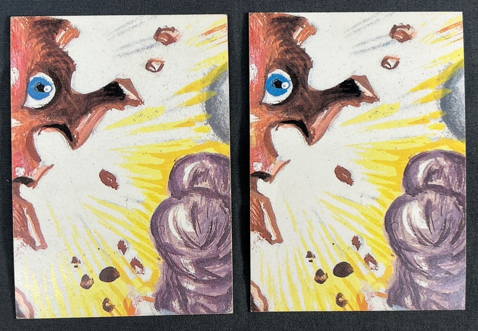 1986 Topps Garbage Pail Kids Series 6 NASAL HAZEL 225a & SNOTTY LOTTIE ...