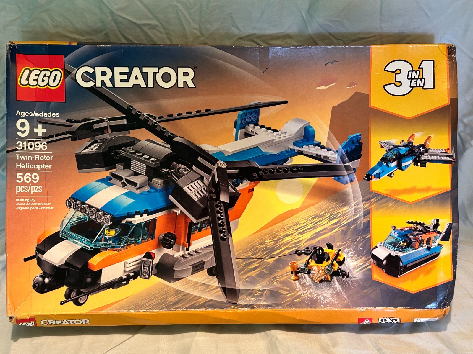 Lego Creator Twin-Rotor Helicopter 31096 3-in-1 | eBay