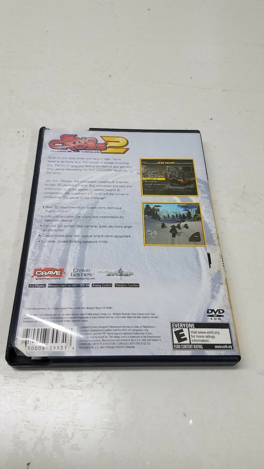 SNO CROSS 2 (Playstation 2, PS2) Tested Working Game CIB | eBay