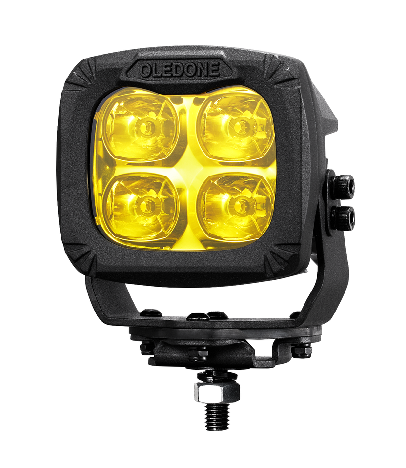 Oledone WD-SA040 Spot Yellow Led Light UTV ATV Polaris Yamaha Can-am ...