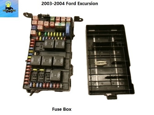 3C7T14A067DC 2003 2004 Ford Excursion Relay Junction Fuse Box OEM | eBay