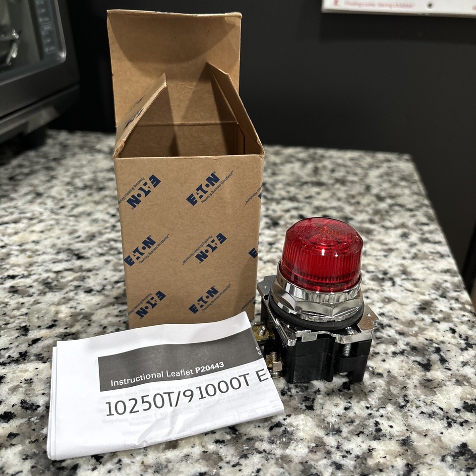 Eaton 10250T197LRP2A Red Pilot Light 120v-ac | eBay