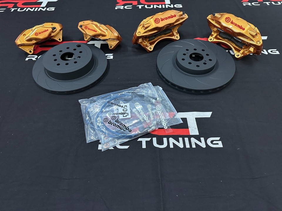 Subaru WRX BRZ Toyota FRS 86 Scion Calipers Brembo BBK Package Rotors ...
