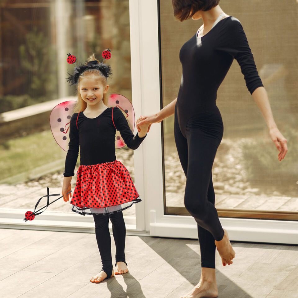 Kids Layered Skirts Masquerade Party Costume Ladybug Clothes Kids | eBay