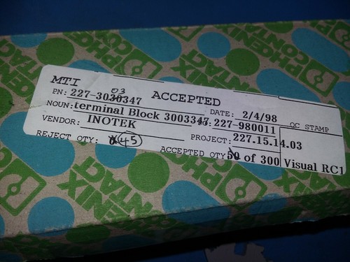 3003347, Connect Terminal Block Feed Thur 2 connections 800V 24A | eBay