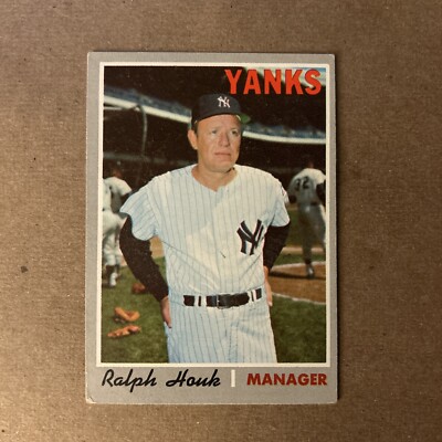 1970 Topps Baseball Ralph Houk New York Yankees Card #273 | eBay