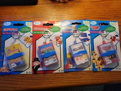 HASBRO GAMING Keychain Games: Real GameS, Mini Size! | eBay