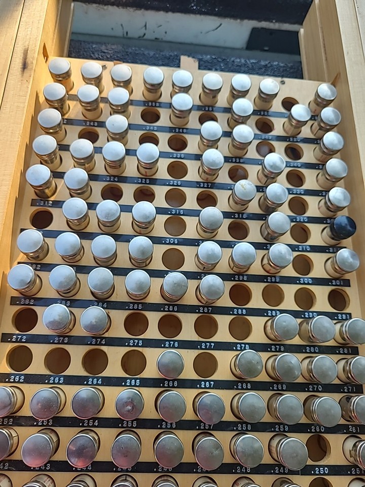 Vintage Bay State Machinist Tool Tap Die Guage Pins Gage Lot Over 300 ...