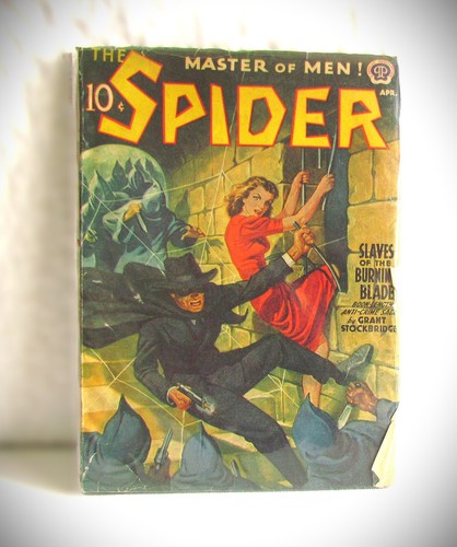 Rare Vintage The Spider Pulp Fiction Magazine April 1941 good Hooded ...