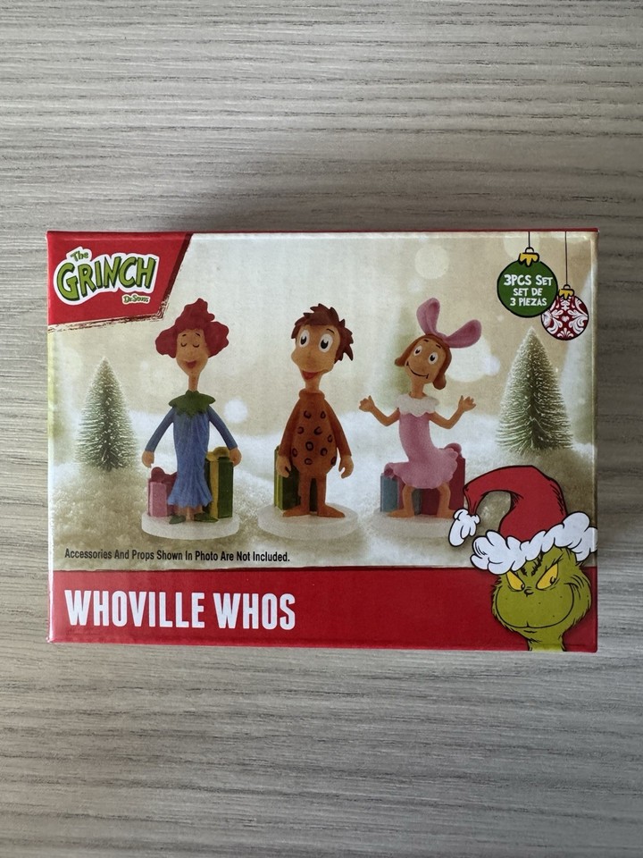 The Grinch Who Stole Christmas Complete 2025 Village Set Cindy Lou ...
