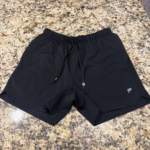 Fabletics Shorts Mens Large Black 5 Inch The One Lined Running Athletic ...