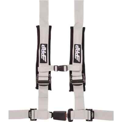 PRP 2 Inch 4 Point Harness With Automotive Style Latch (Single Silver ...