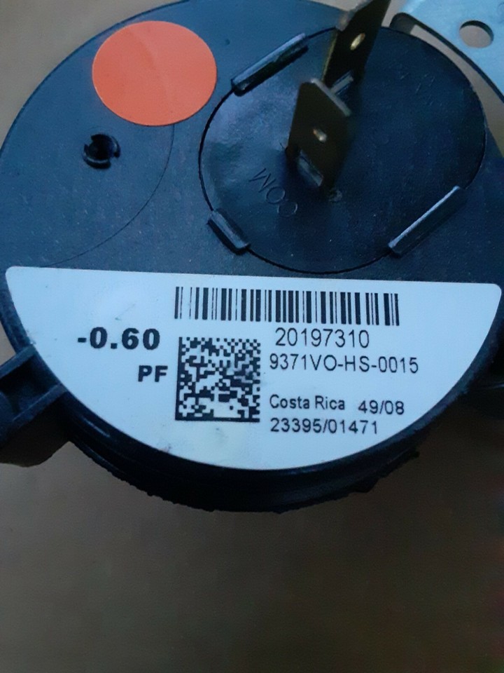 GOODMAN JANITROL AMAMA 20197310 .60WC PRESSURE SWITCH | eBay
