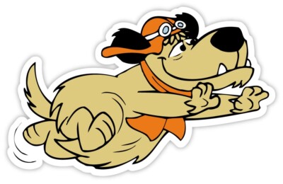 Muttley running sticker decal 5" x 3" | eBay