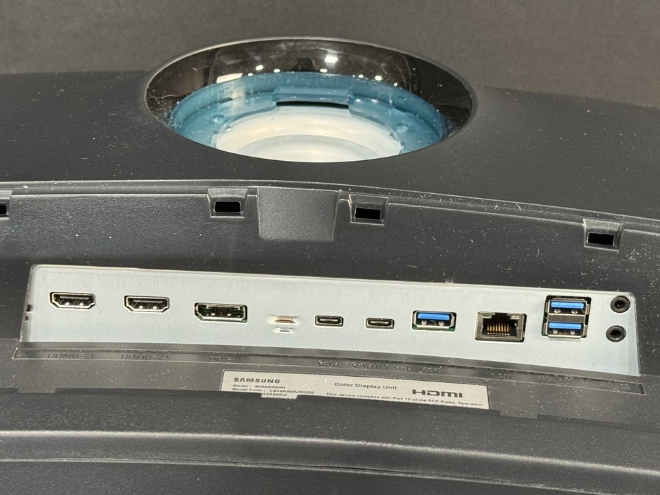 Samsung S49A950UIN Ultrawide S95UA 49" 1440p Curved Monitor For Parts ...