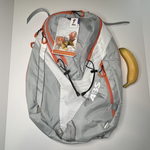 ABS Vario 24 Zip-On Pack For Avalanche Base Unit (Silver, Orange) NWT ...