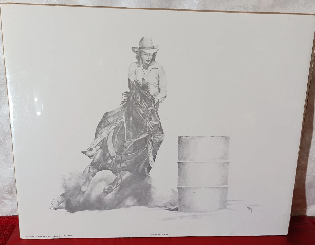 Barrel Racing Sketch